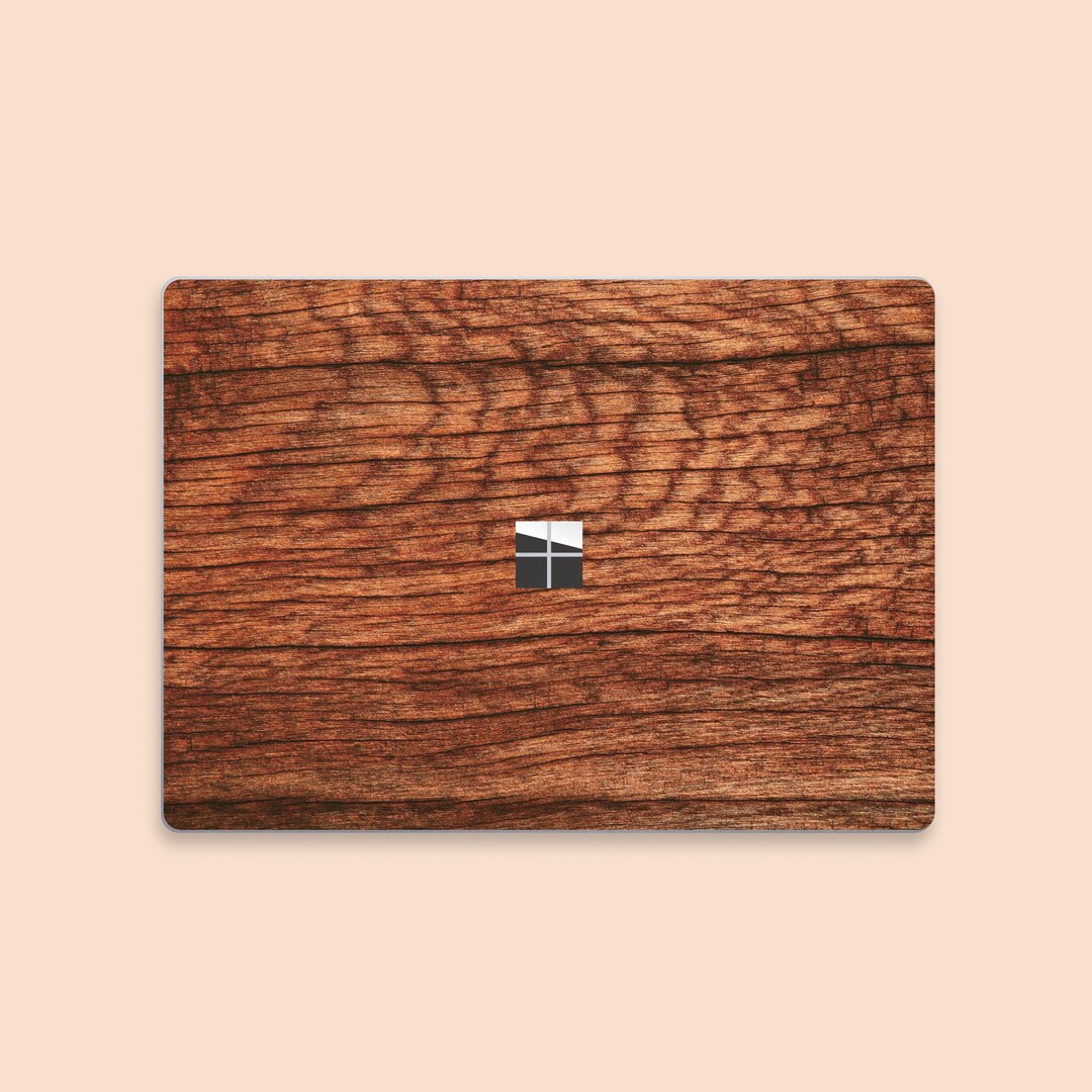 Classic Walnut Surface Book Skin | Woodgrain Texture Surface Laptop ...