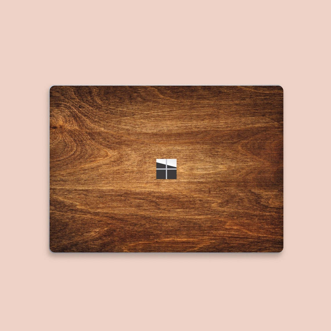Warm Wood Texture Surface Book Skin Natural Wood Pattern Surface Laptop ...