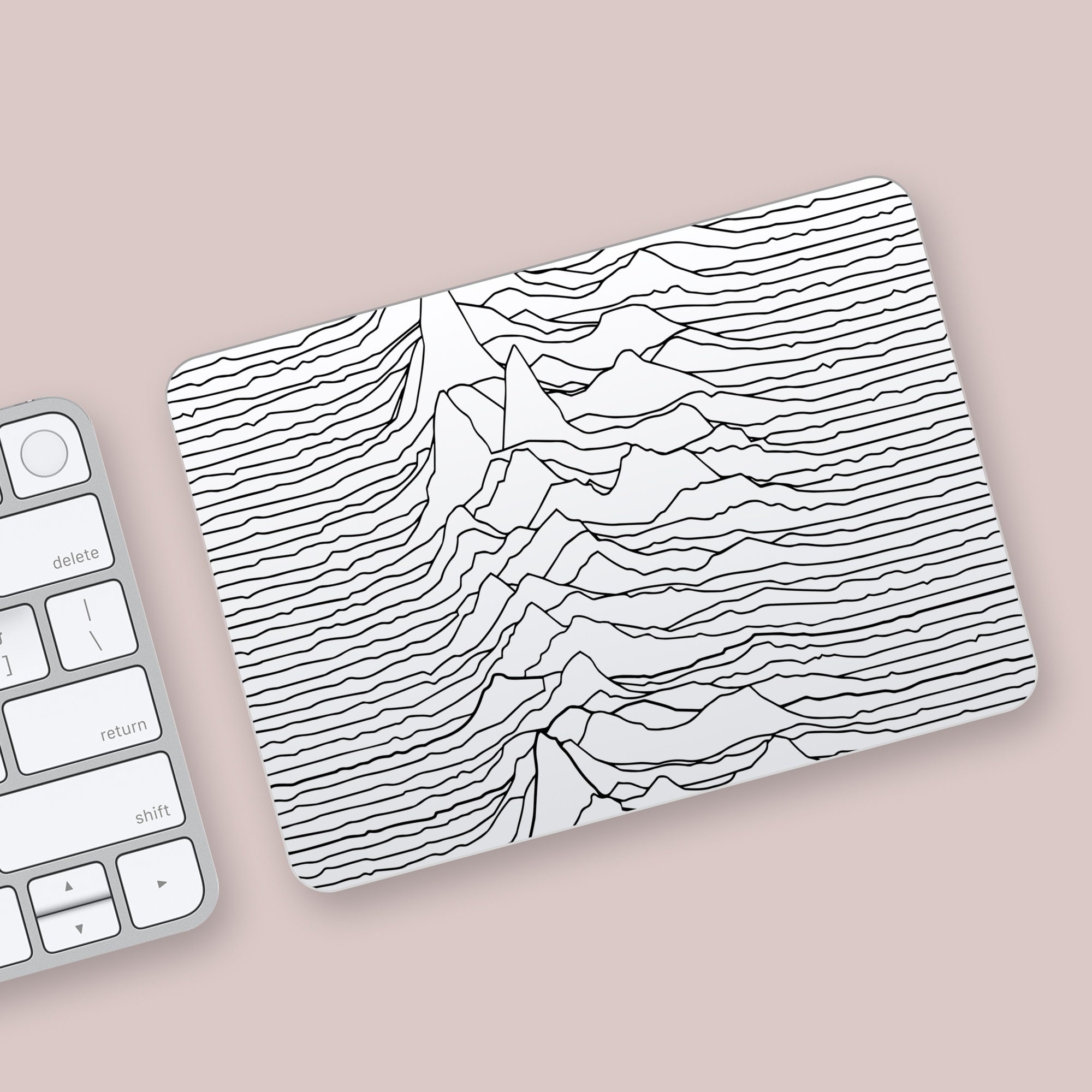 CP1919 Vintage Pulse Wave Magic Trackpad Clear Skin | Classic Tech Art ...