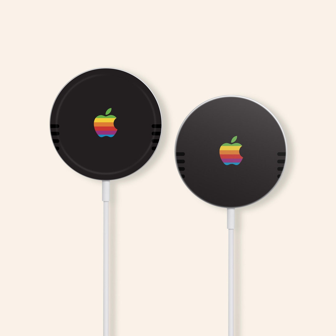 Vintage Apple Aesthetic iPhone Magsafe Charger Skin | Vintage Computer ...