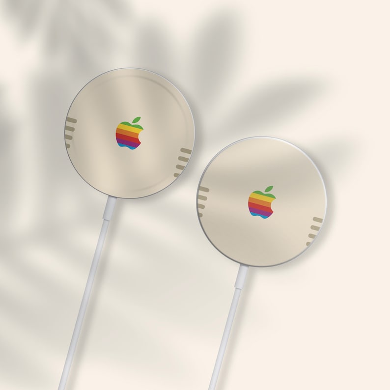Retro Apple Design iPhone Magsafe Charger Skin | Classic Macintosh ...