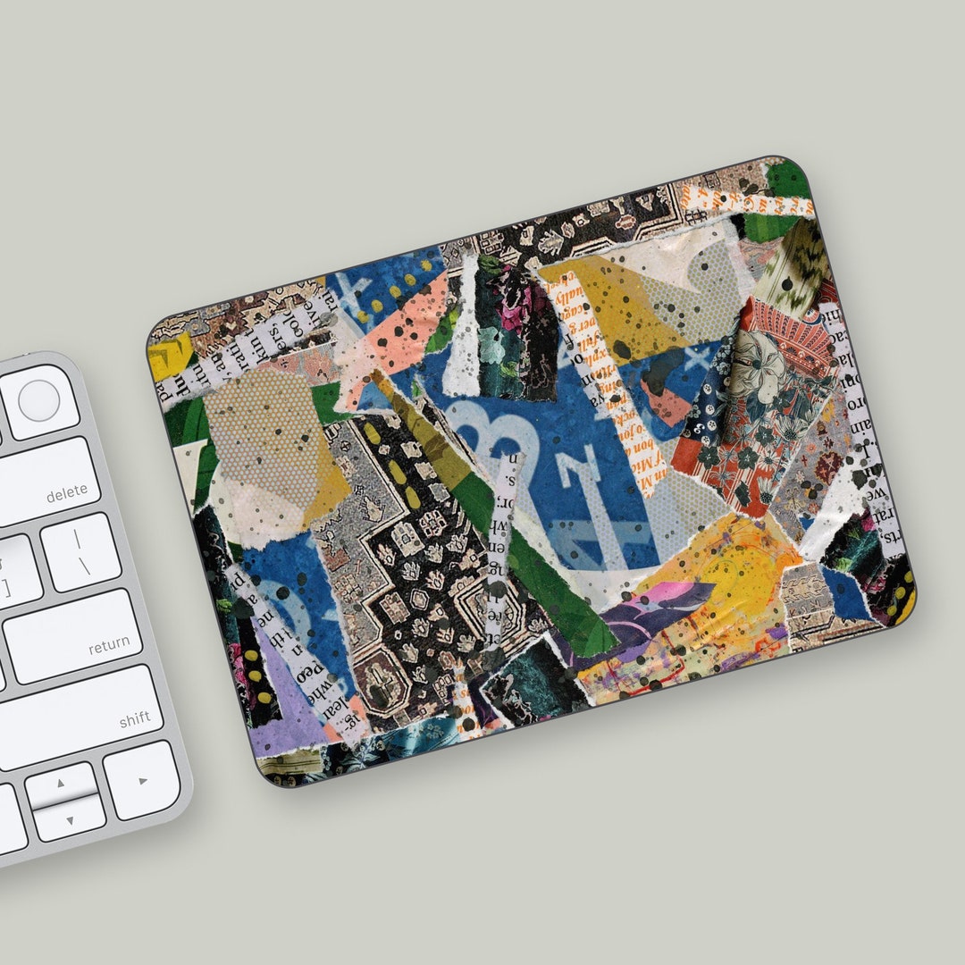 Colorful Collage Magic Keyboard Skin | Urban Artwork Designer Magic ...