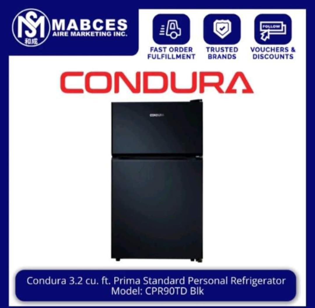 Condura CPR90TD 3.2 Cu. Ft. Two Door Personal Refrigerator - Etsy
