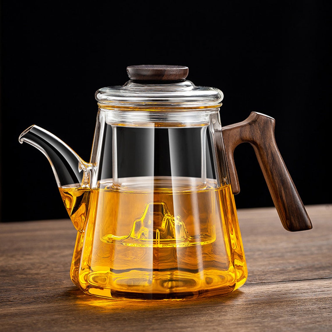 Glass Teapot High Borosilicate Heat-resistant Glass Tea Maker Tea and ...