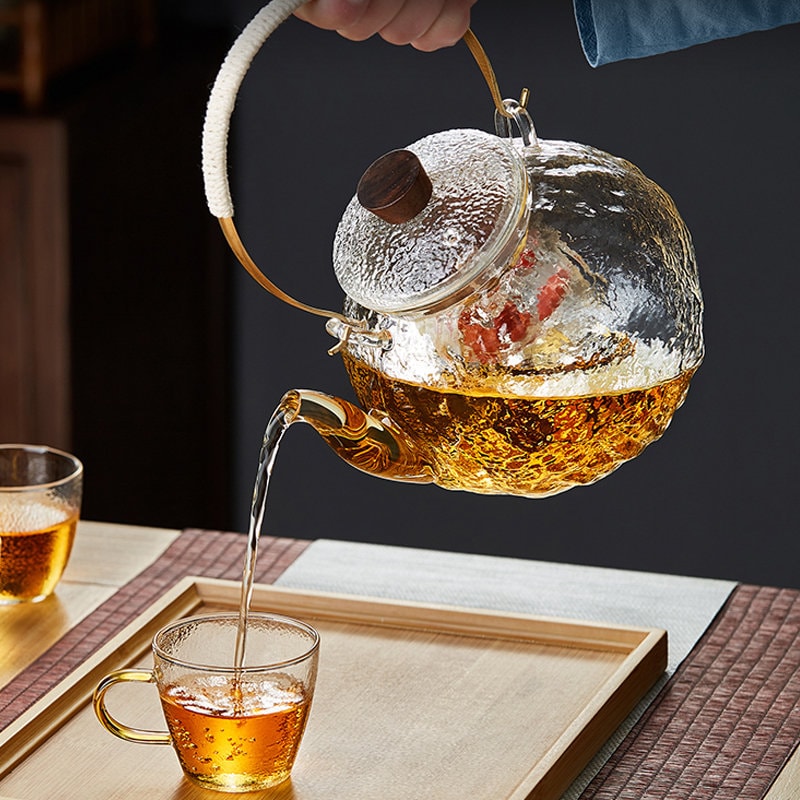 Glass Steaming Teapot High Temperature Resistant Electric Ceramic Stove ...