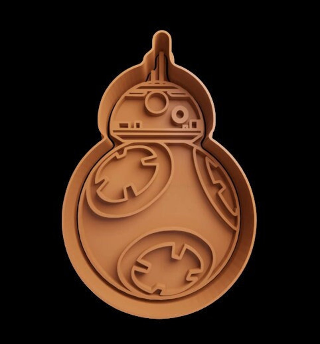 STL File Cookie Cutter Stamp BB8 Droid Star Wars - Etsy
