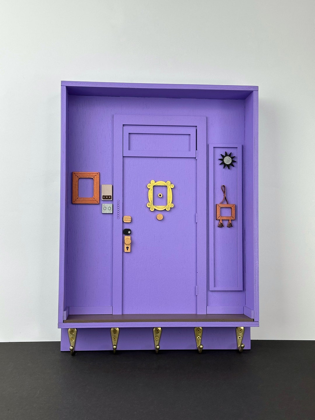 Friends Keyholder, Monica's Door, Wall Key Holder, Friends Tv Show - Etsy