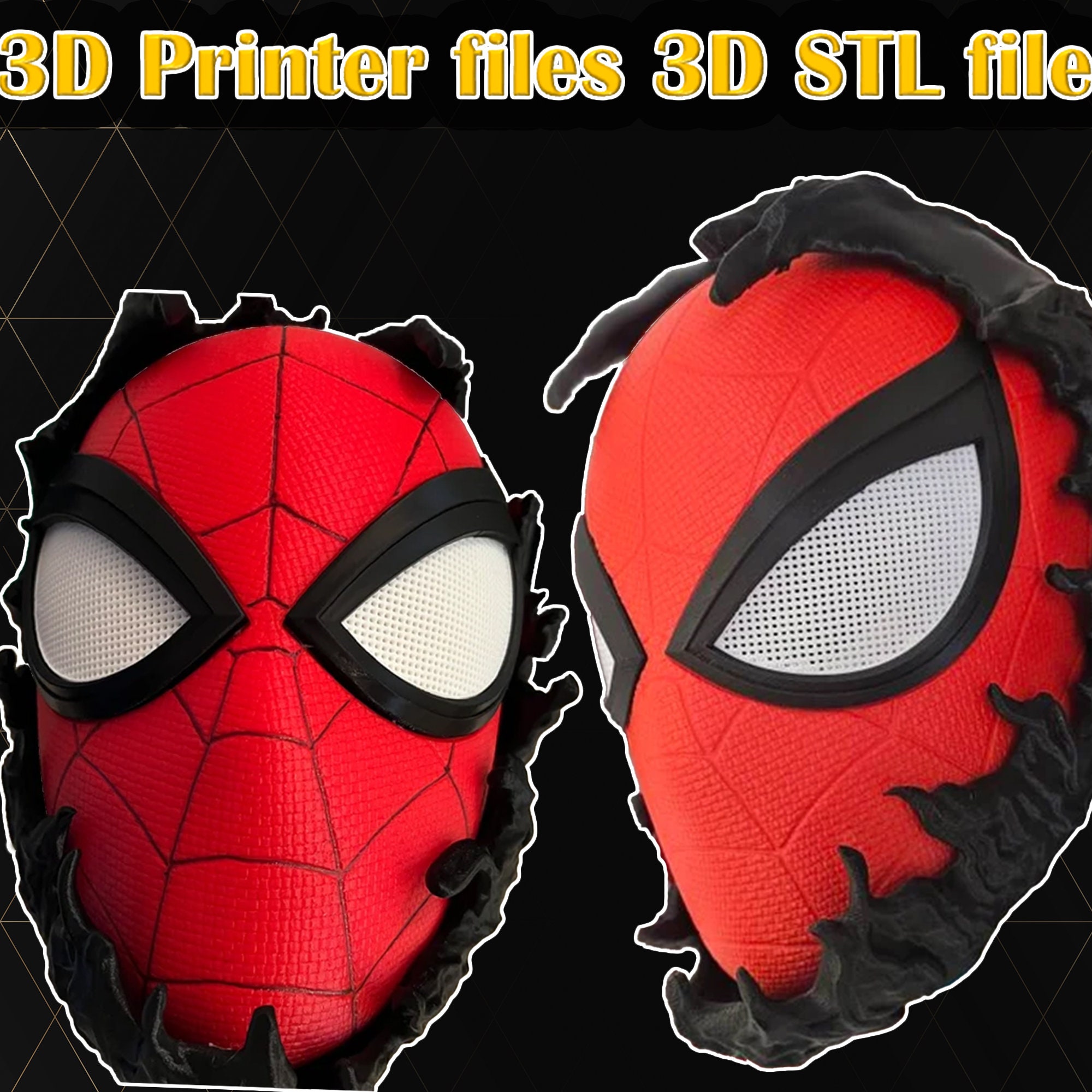 Spiderman Mask 3d 3d Model 3d Printed Spider Man 3d - Etsy Canada