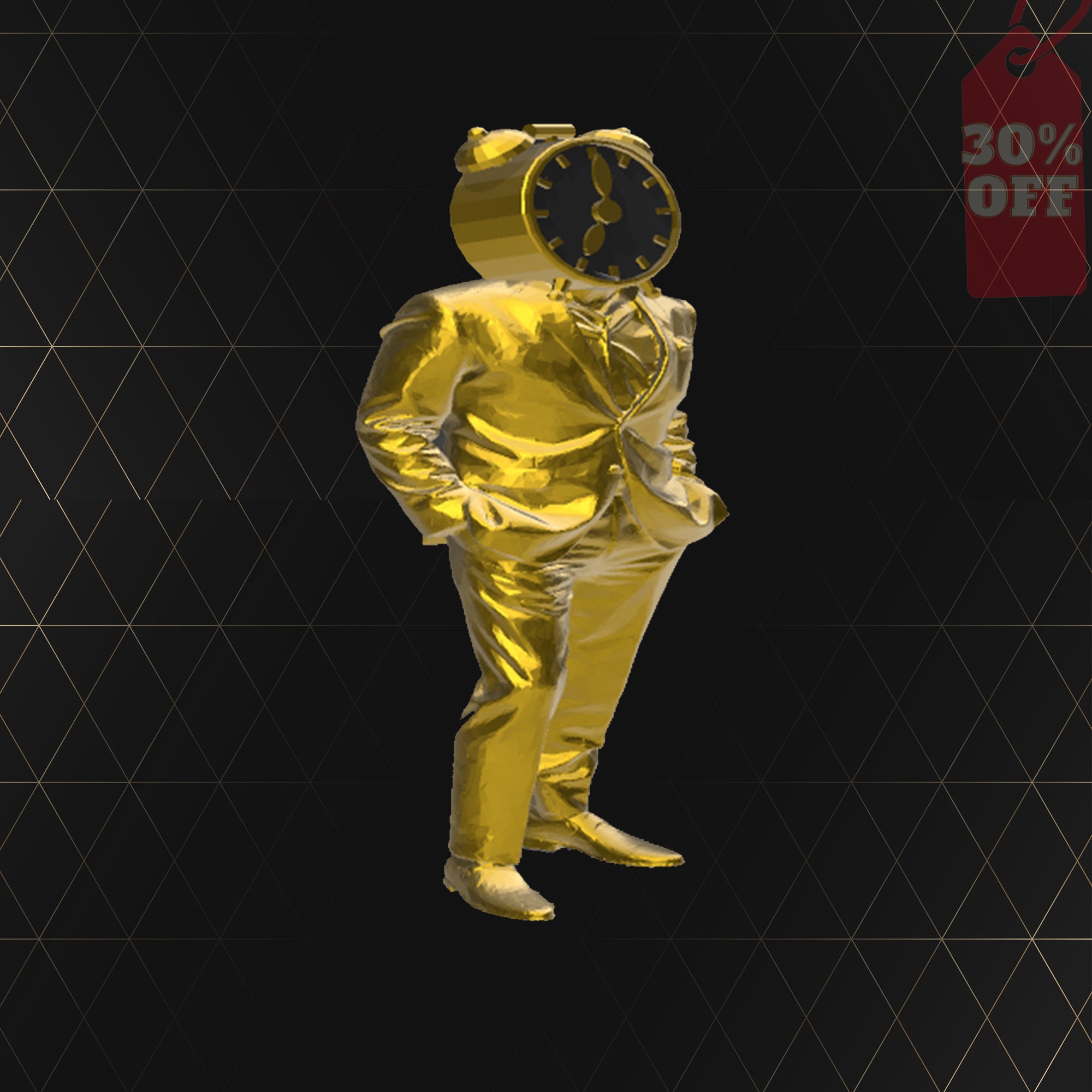 Skibidi Clock Man 3d Print 3d Designs 3d Printed - Etsy