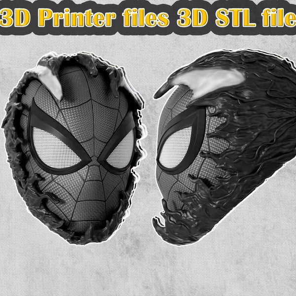 Venom 3d Printed Mask - Etsy