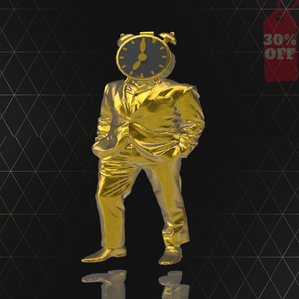 Skibidi Clock Man 3d Print 3d Designs 3d Printed - Etsy