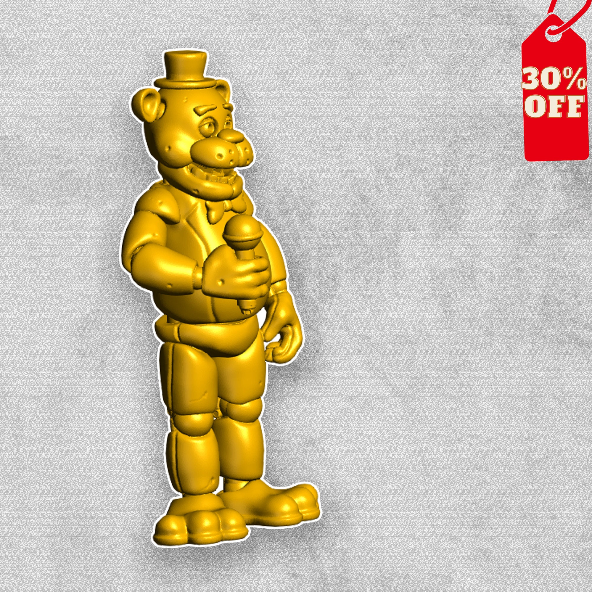 Fnaf Freddy Fazbear Five Nights at Freddys 3D Printing - Etsy Australia