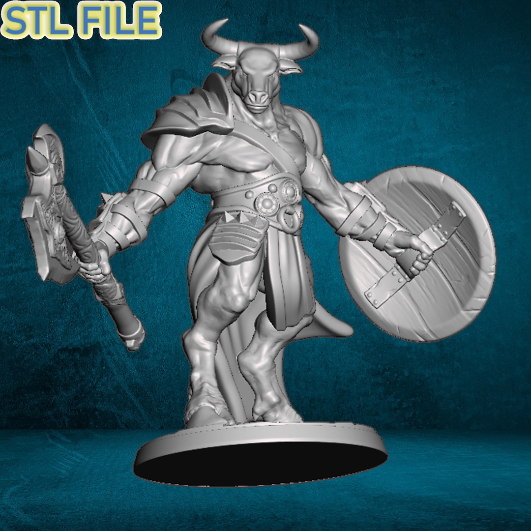 Minotaur Stl Minotaur 3d Stl Stl 3d Stl Files Stl - Etsy