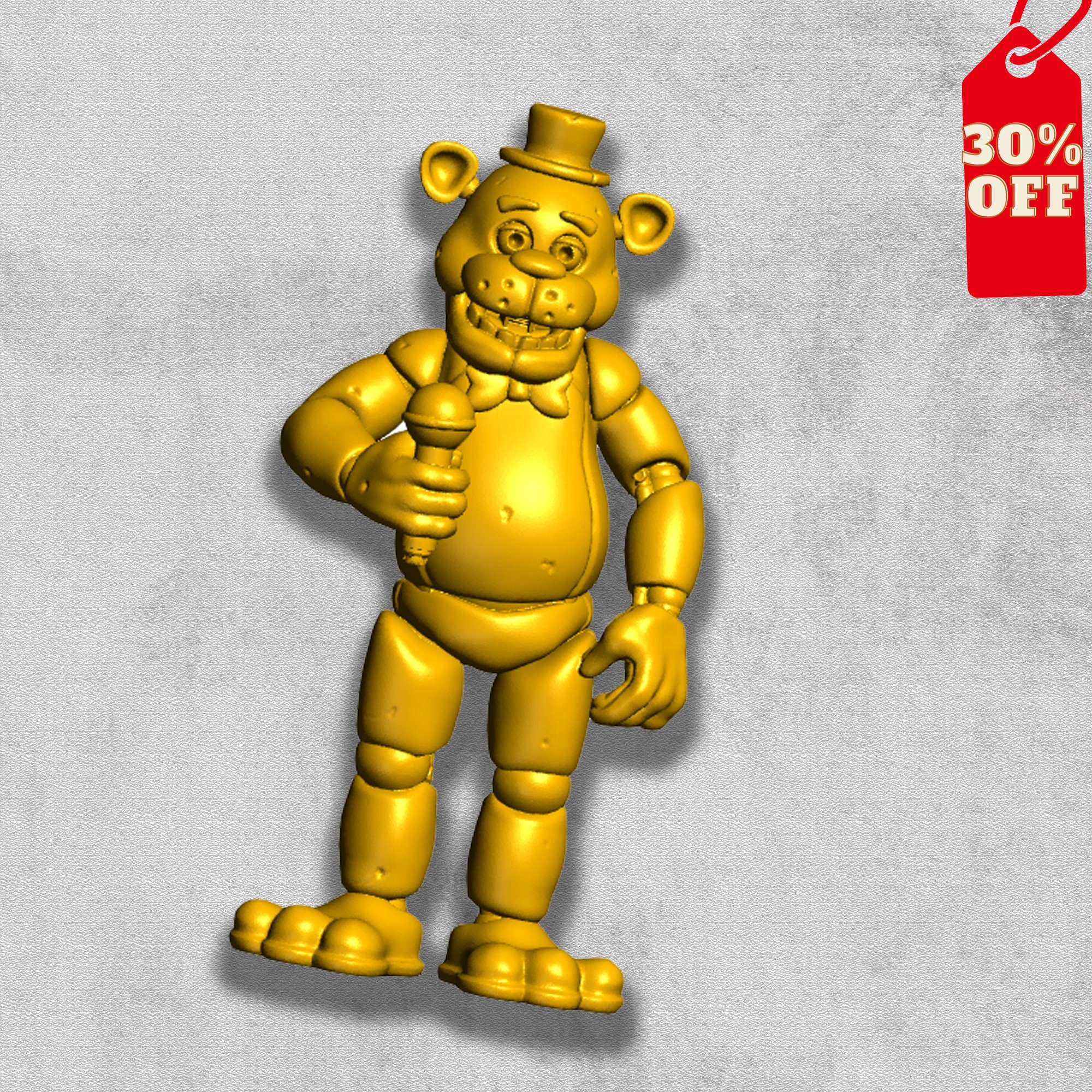 Fnaf Freddy Fazbear Five Nights at Freddys 3D Printing - Etsy Australia
