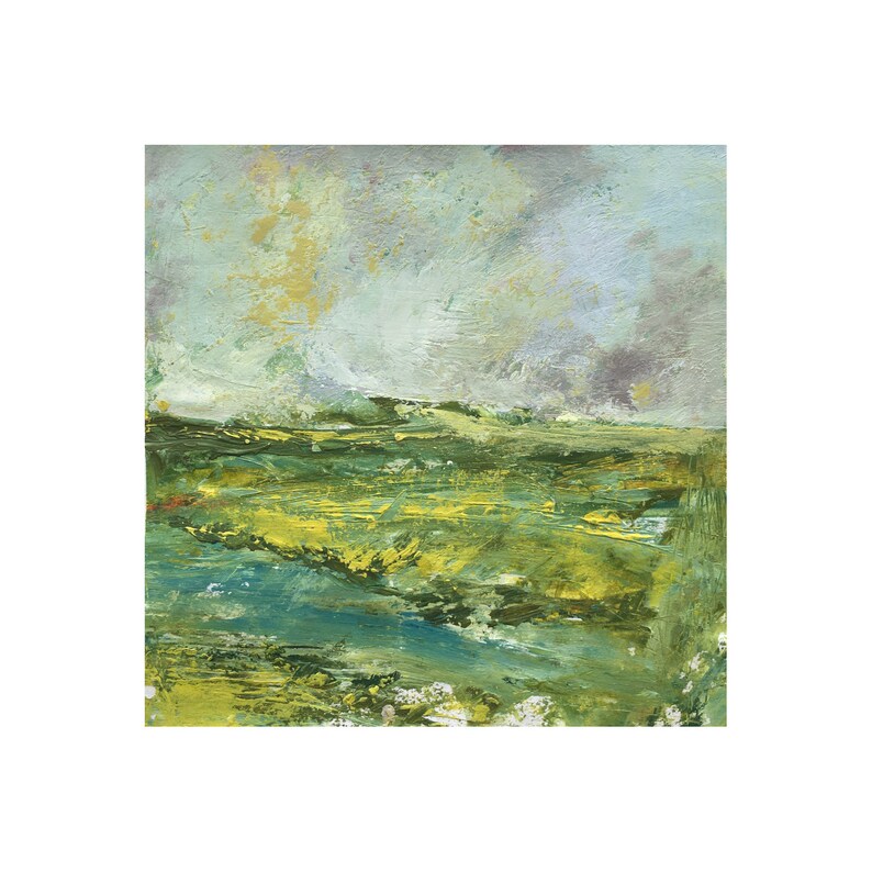 Fine Art Painting Contemporary Artwork Landscape Painting Subtle ...