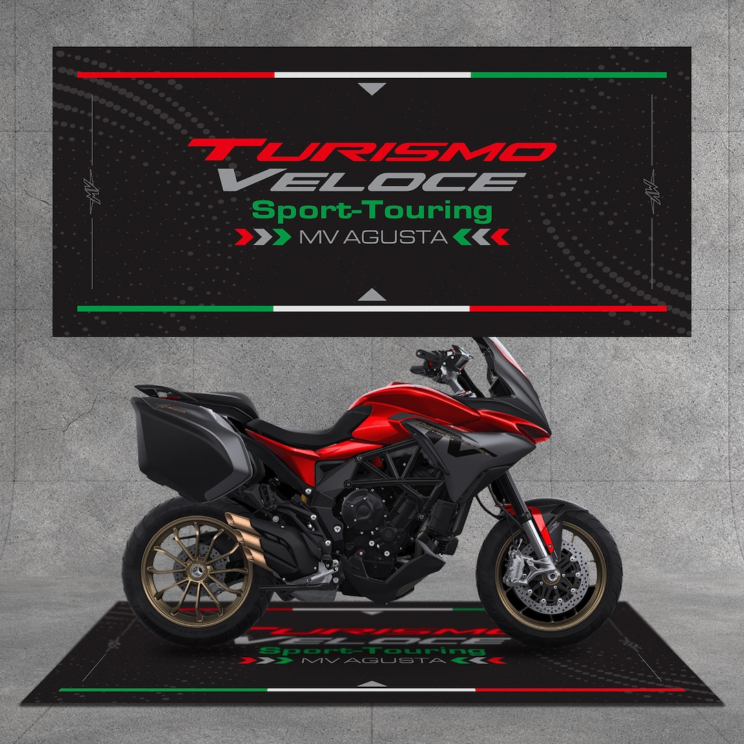 Mv Agusta Turismoveloce Motorcycle Rug Personalized Floor Bottom Mat Motorbike Carpet for Man ...
