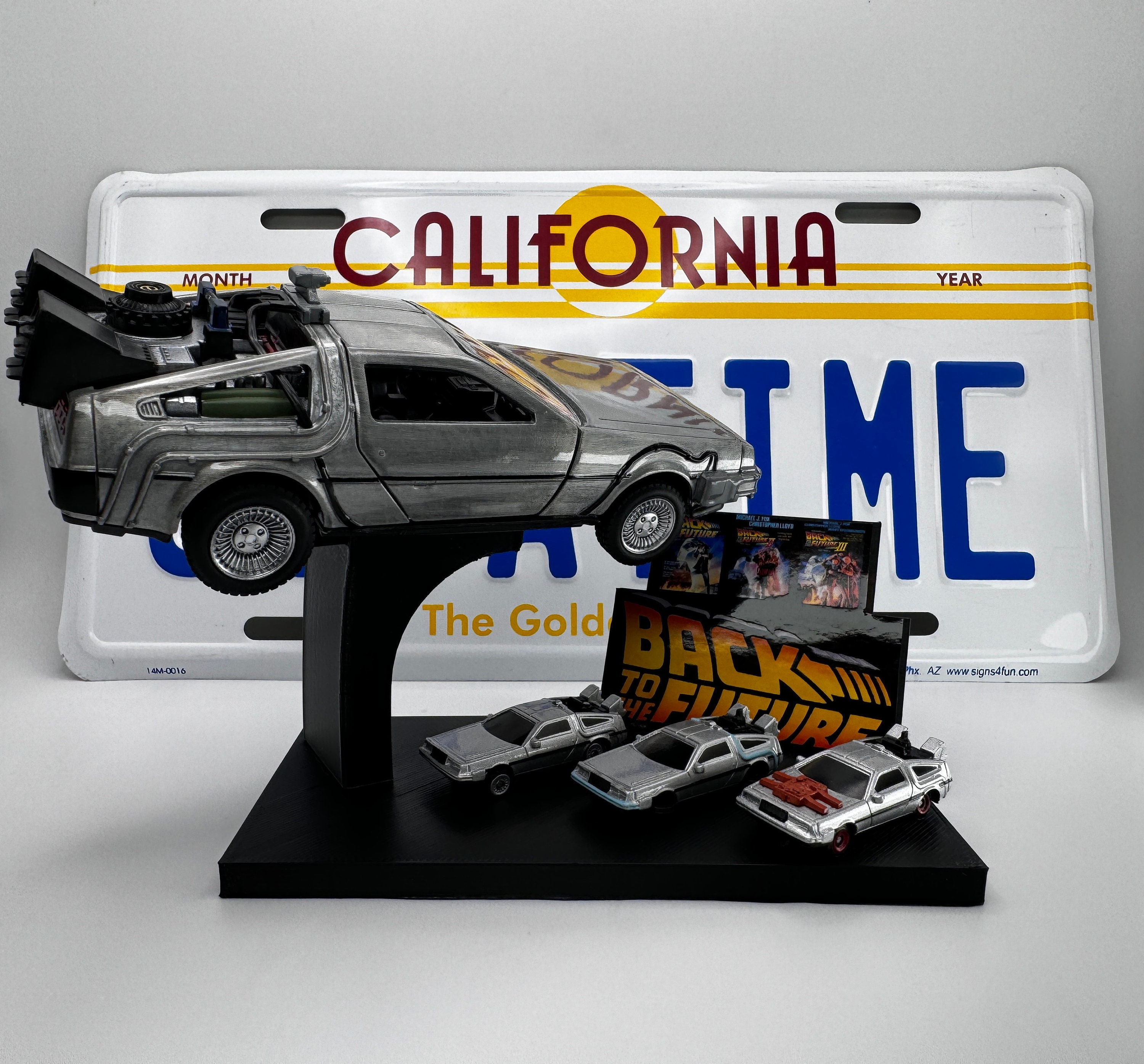 Back to the Future Diorama Car Display Memorabilia Novelty 3D Printed ...