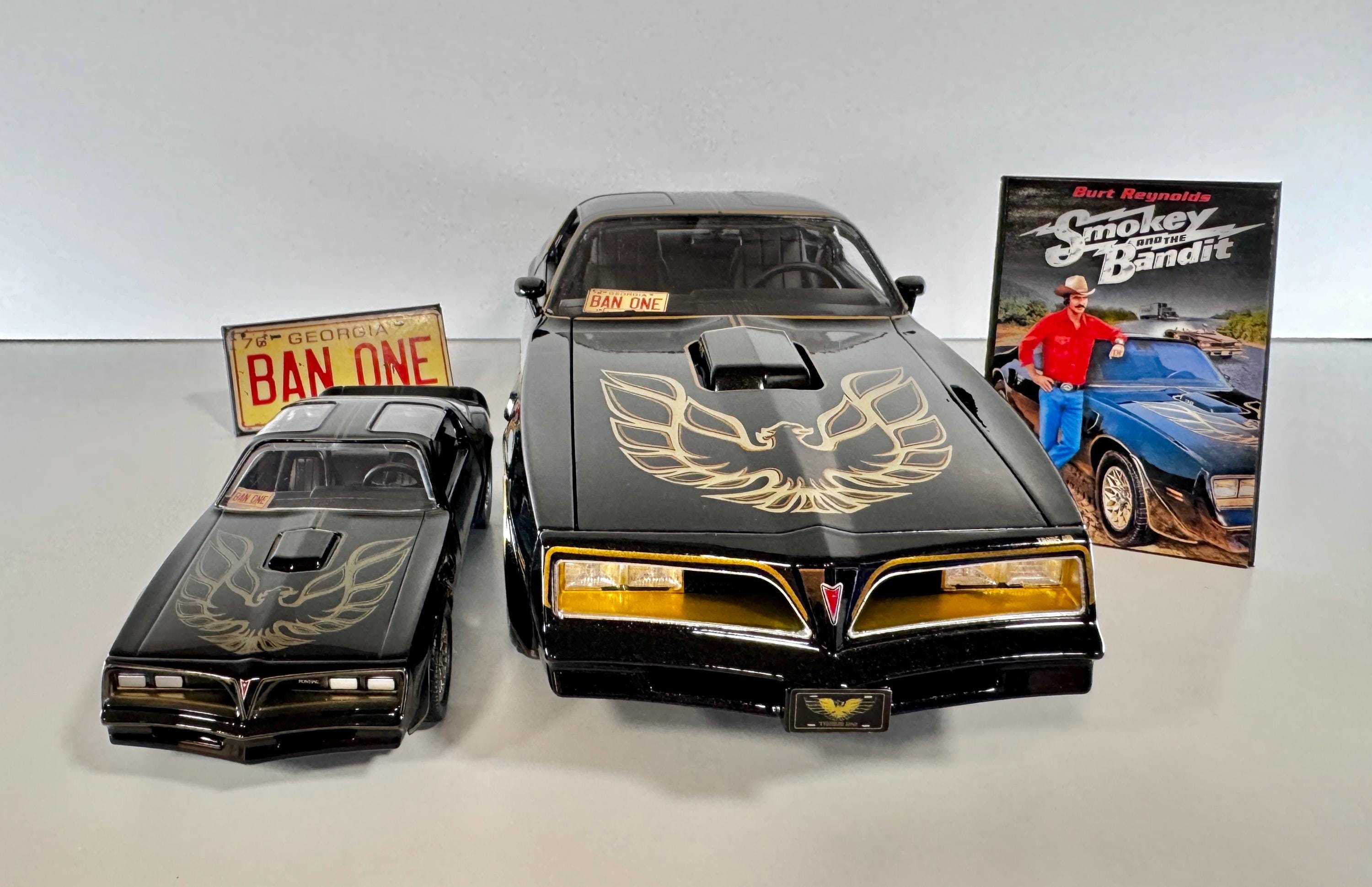 Smokey and the Bandit Tribute Diecast 1/18 Scale Ban One License Plates ...