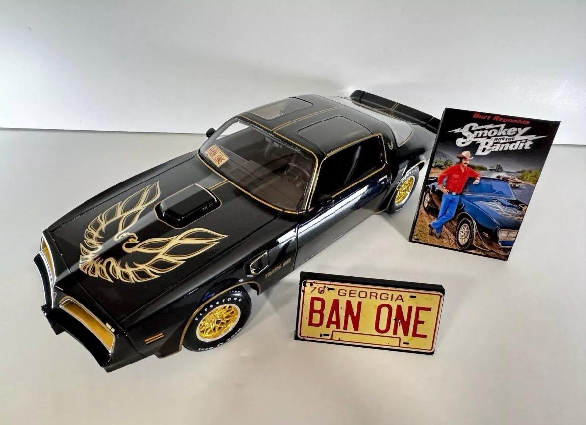 Smokey and the Bandit Tribute Diecast 1/18 Scale Ban One License Plates ...
