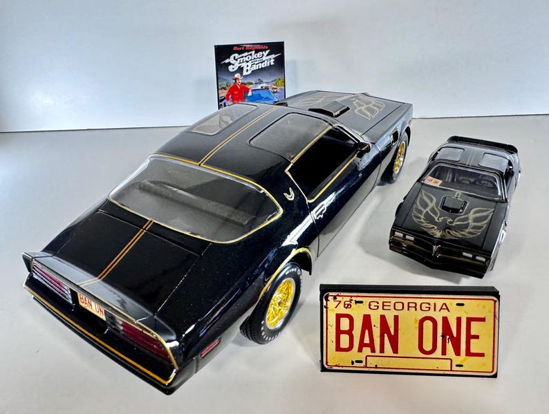 Smokey and the Bandit Tribute Diecast 1/18 Scale Ban One License Plates ...