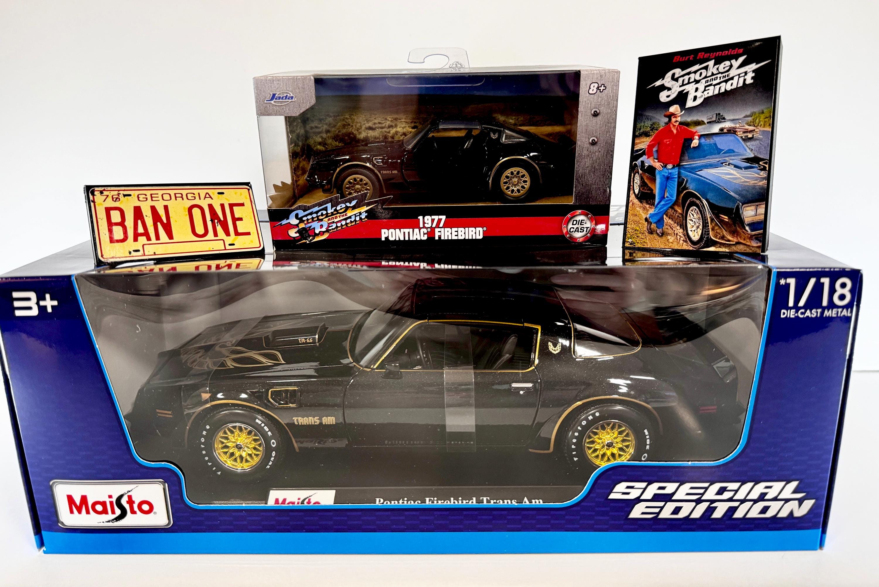 Smokey and the Bandit Tribute Diecast 1/18 Scale Ban One License Plates ...