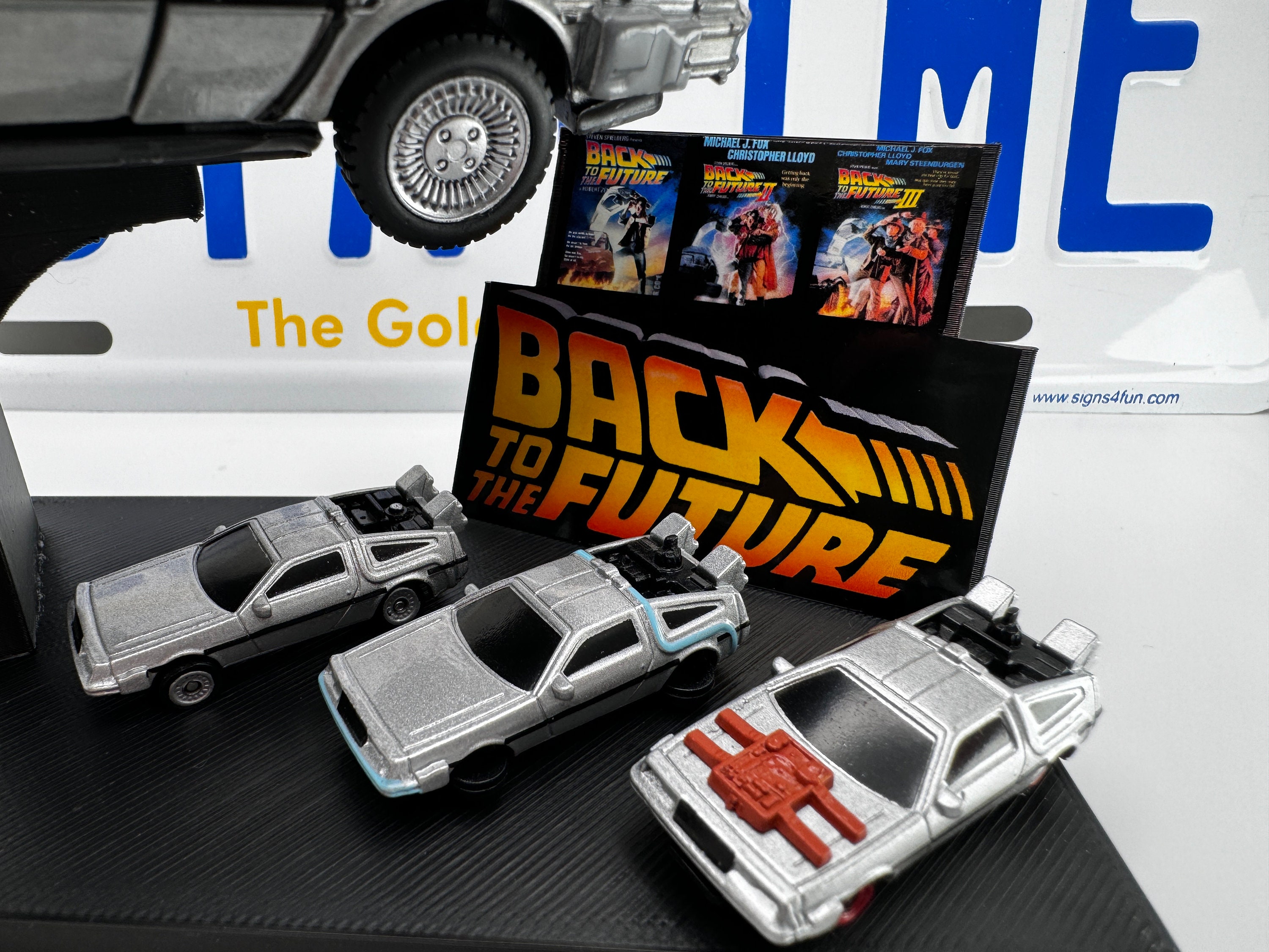 Back to the Future Diorama Car Display Memorabilia Novelty 3D Printed ...