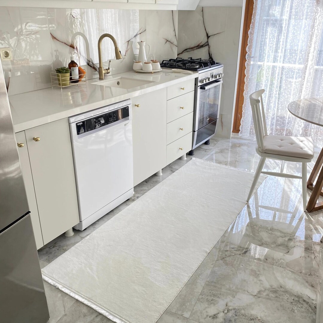 Kitchen Floor Rug Runner Mat, Custom Size, Narrow Slim Counter ...