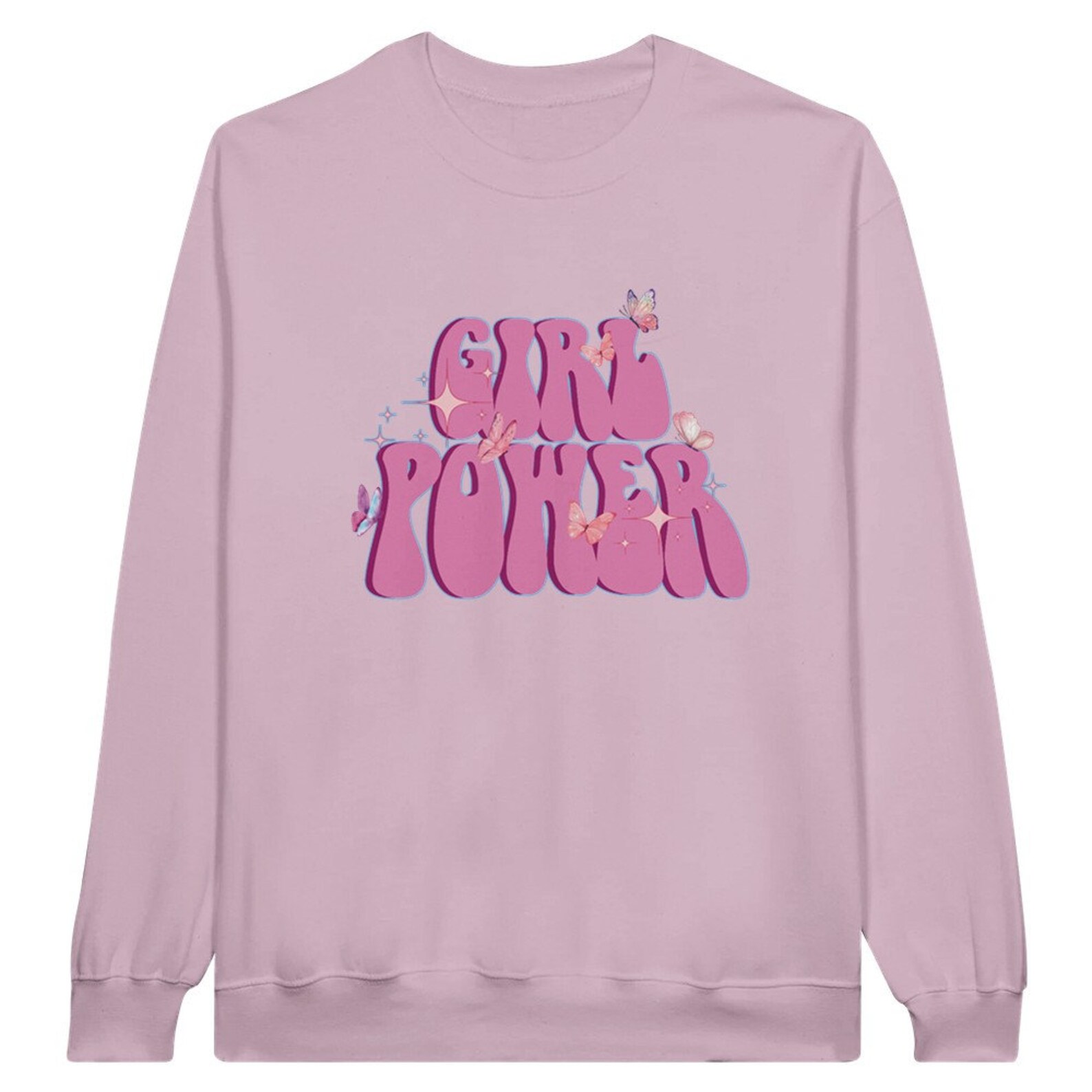 Girl Power Sweatshirt, Girl Power Crewneck, New York Fashion, Girl ...