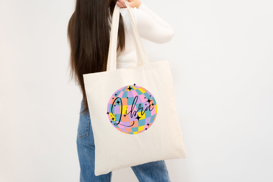 Libra Zodiac Sign Tote Bag, Libra Girl Tote Bag, Libra Astrology Tote ...