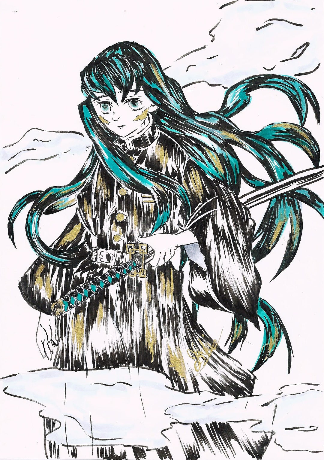 Print Muichiro Tokito - Etsy