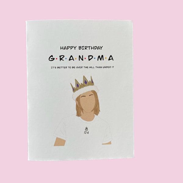 Happy Birthday Grandma Friends Card - Etsy