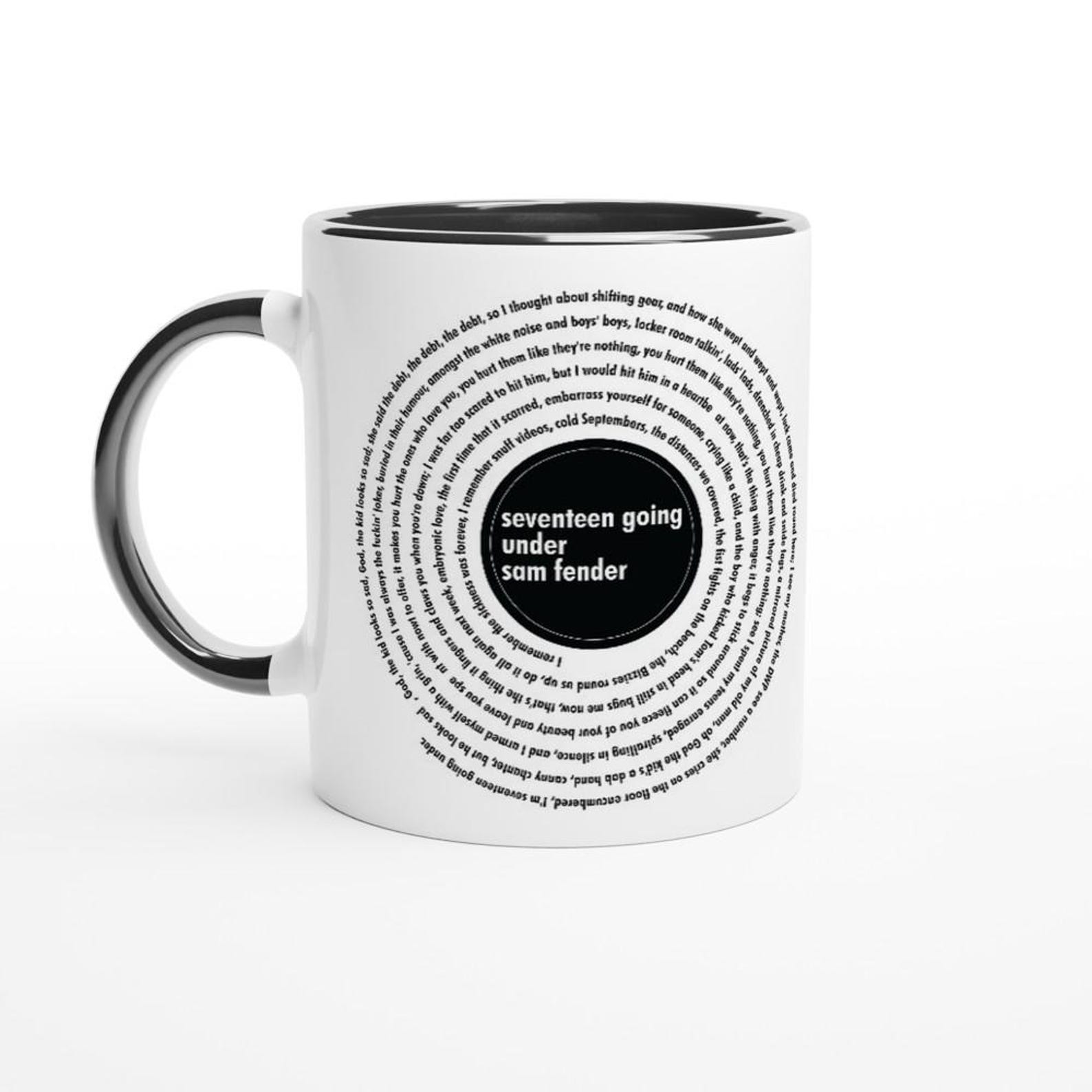 Seventeen Going Under by Sam Fender Lyrics Mug - Perfect for All Sam ...