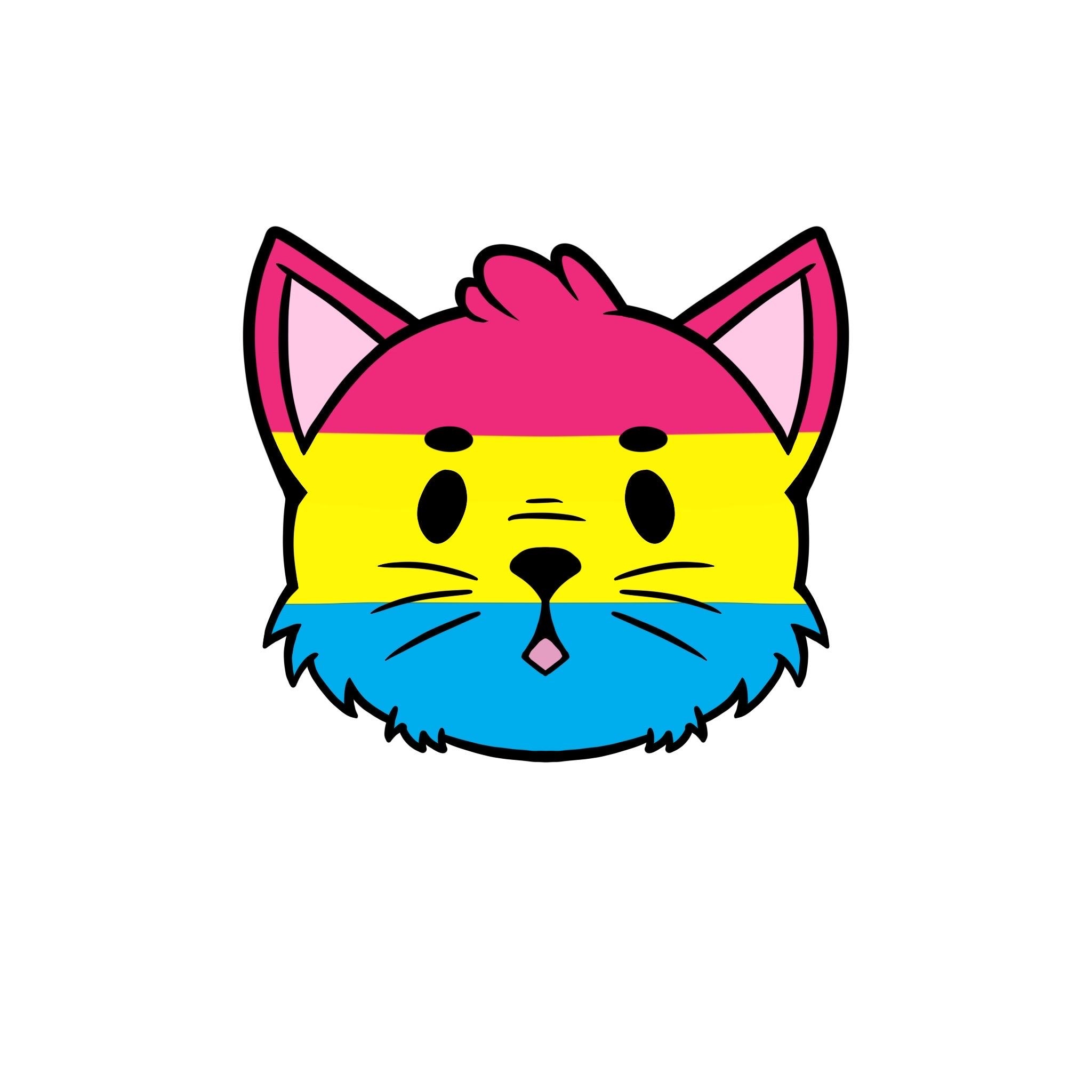 8 Png Files, Cat Design, Png File, LGBT File, Kawaii, Digital Download ...