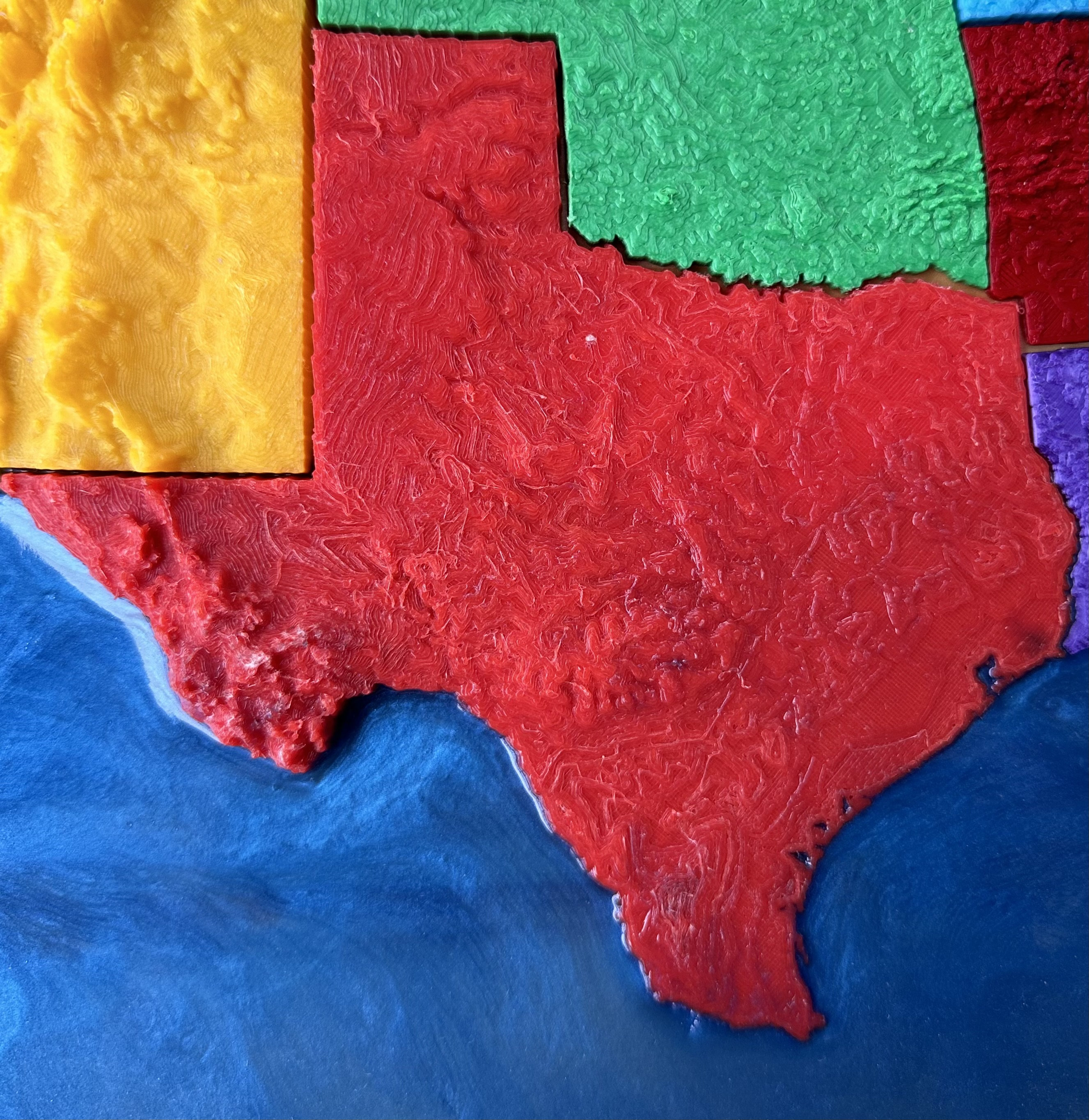 3D County/state Topographic Map - Etsy