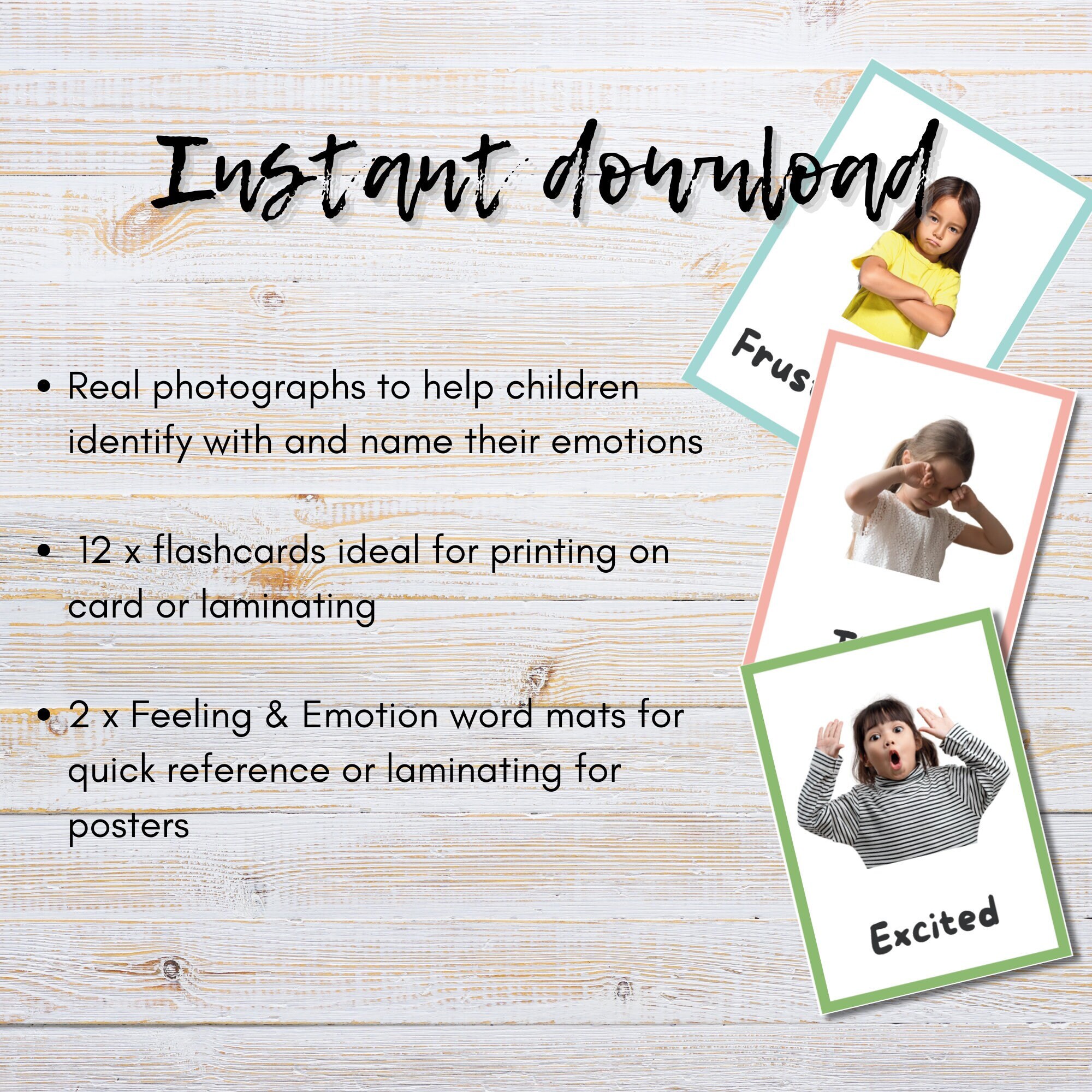 Montessori Feeling Word Mat, Emotion Flashcards, Toddler Emotions ...