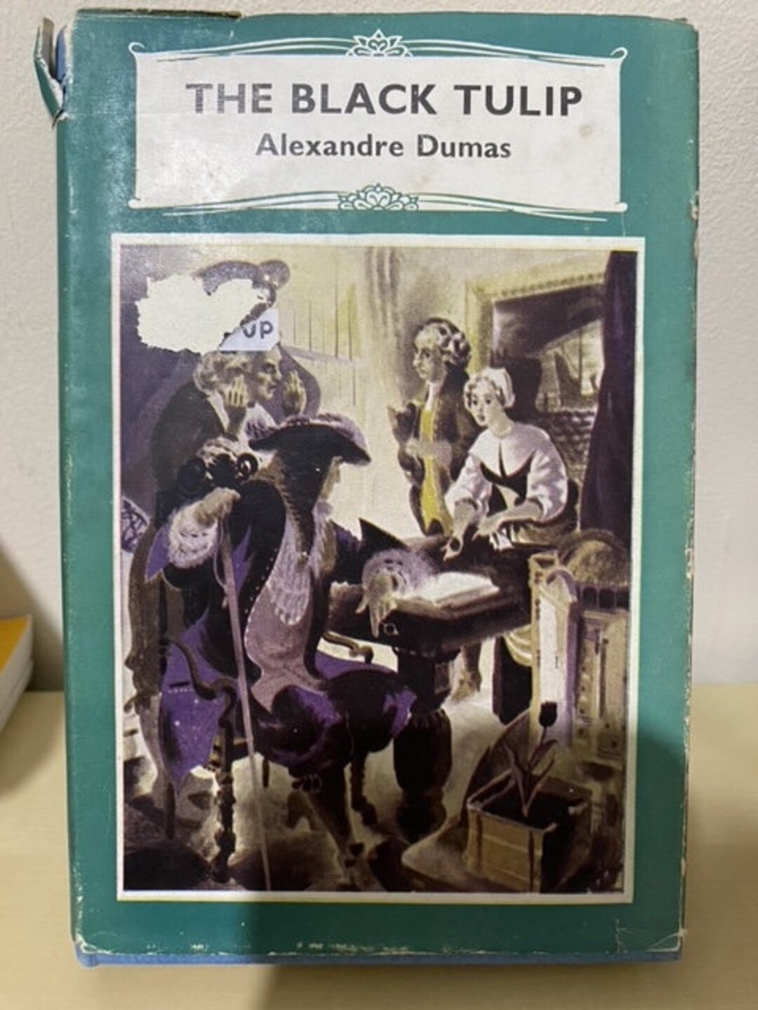 The Black Tulip, Alexandre Dumas, Historical Fiction Book Tulip Mania Dutch Drama Hardback Dust ...