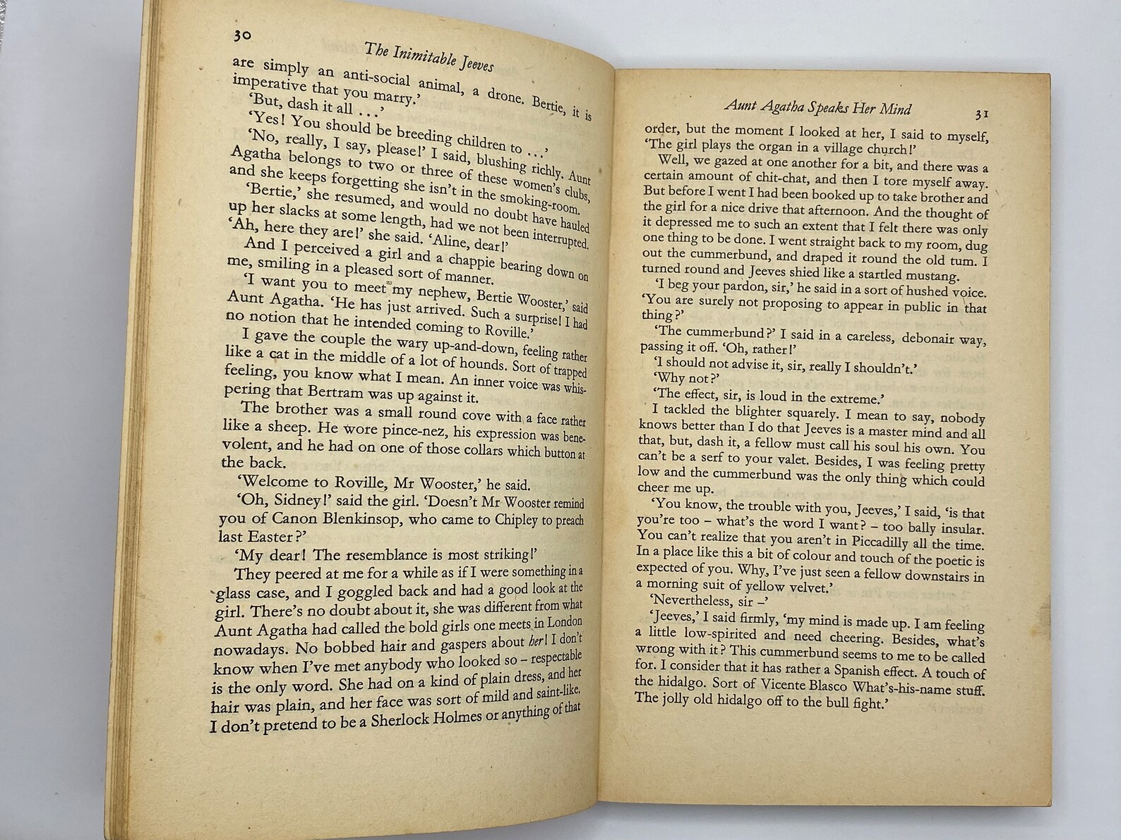 The Inimitable Jeeves, P.G. Wodehouse, 50s Book Comedy Short Stories ...