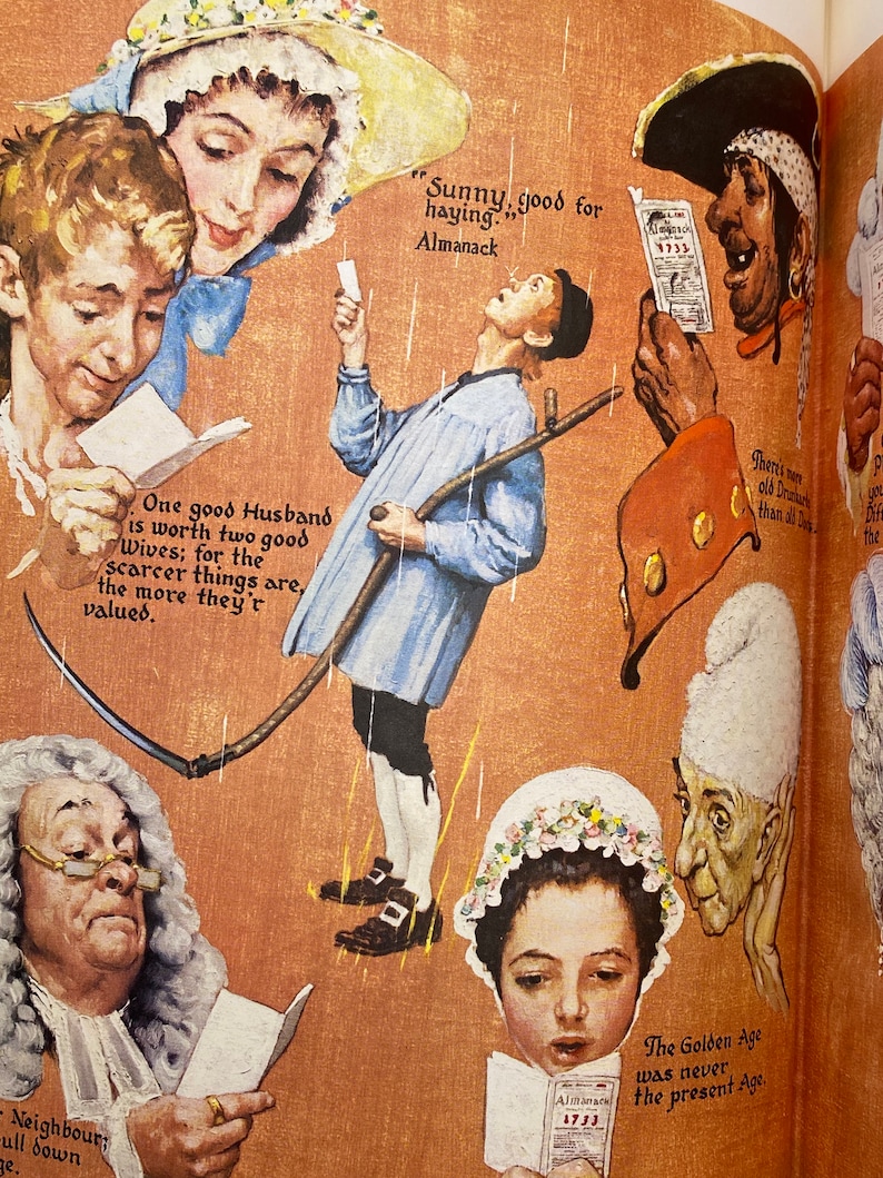 Poor Richard’s Almanack for the Years 1733-1758, Benjamin Franklin, 60s ...