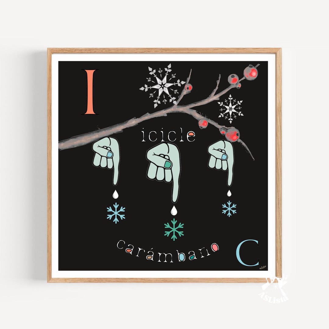 ABC Sign Language Digital Print, Sign Language Printable Wall Art, ABC ...