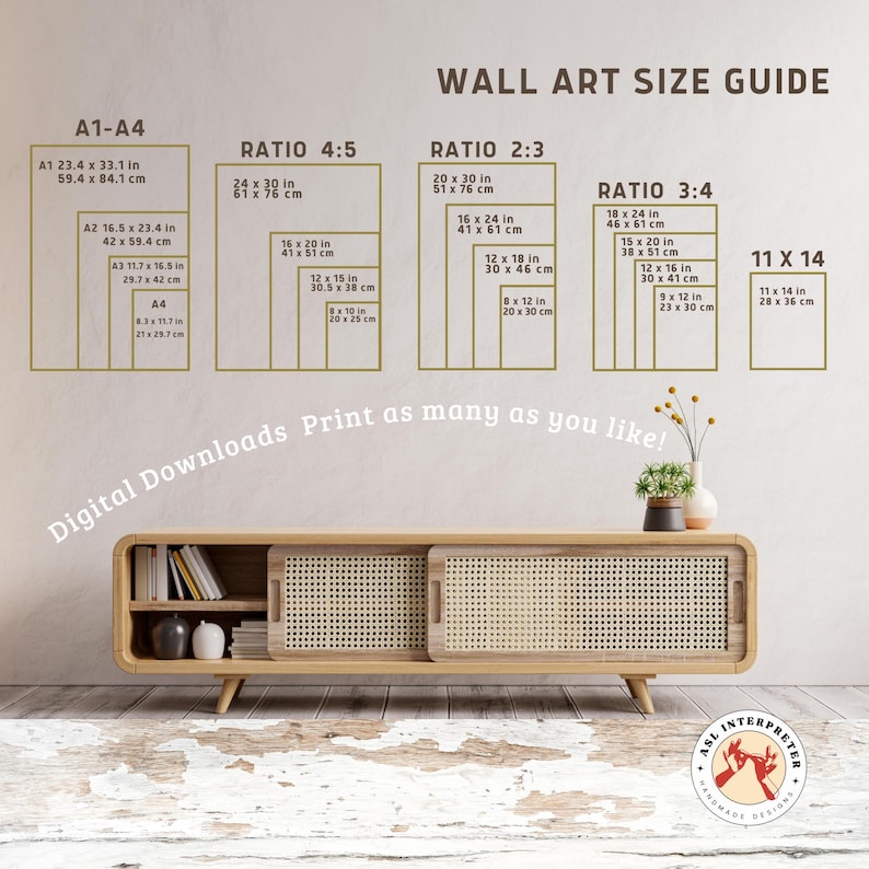 ASL LOL Holiday Christmas Art Print: American Sign Language Wall Art ...