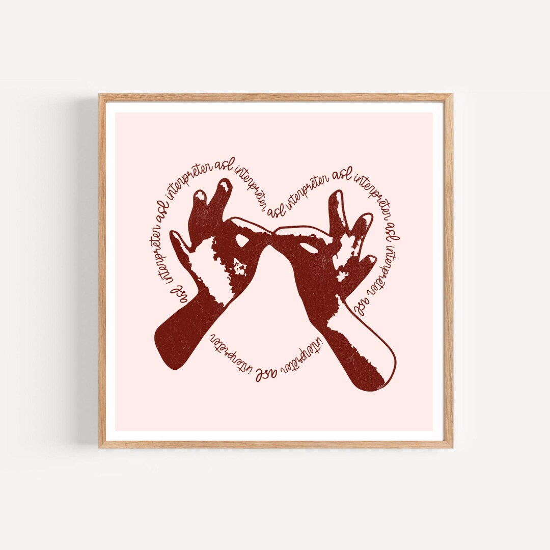 Sign Language Instant Download, ASL Wall Art, ASL Printable Wall Art ...