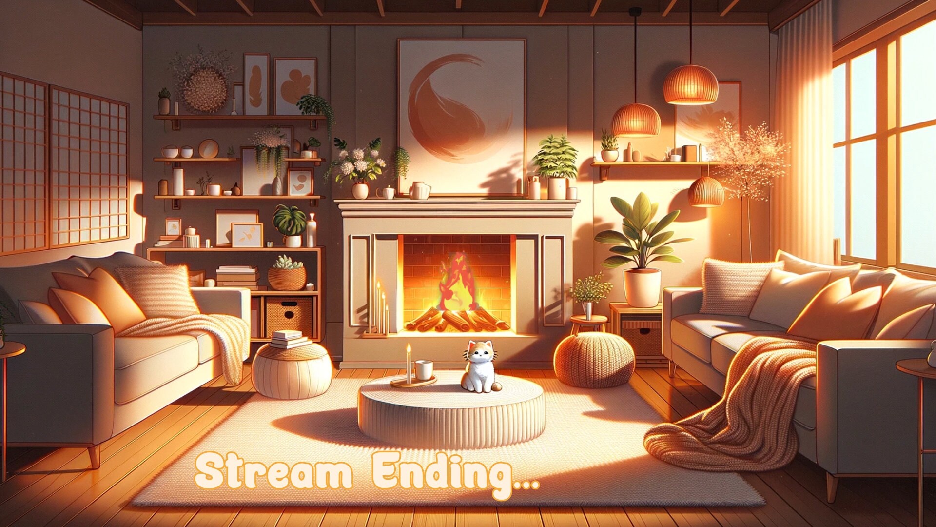 4x Animated Aesthetic Lofi Cozy Twitch Screens | Stream is Starting, Be ...
