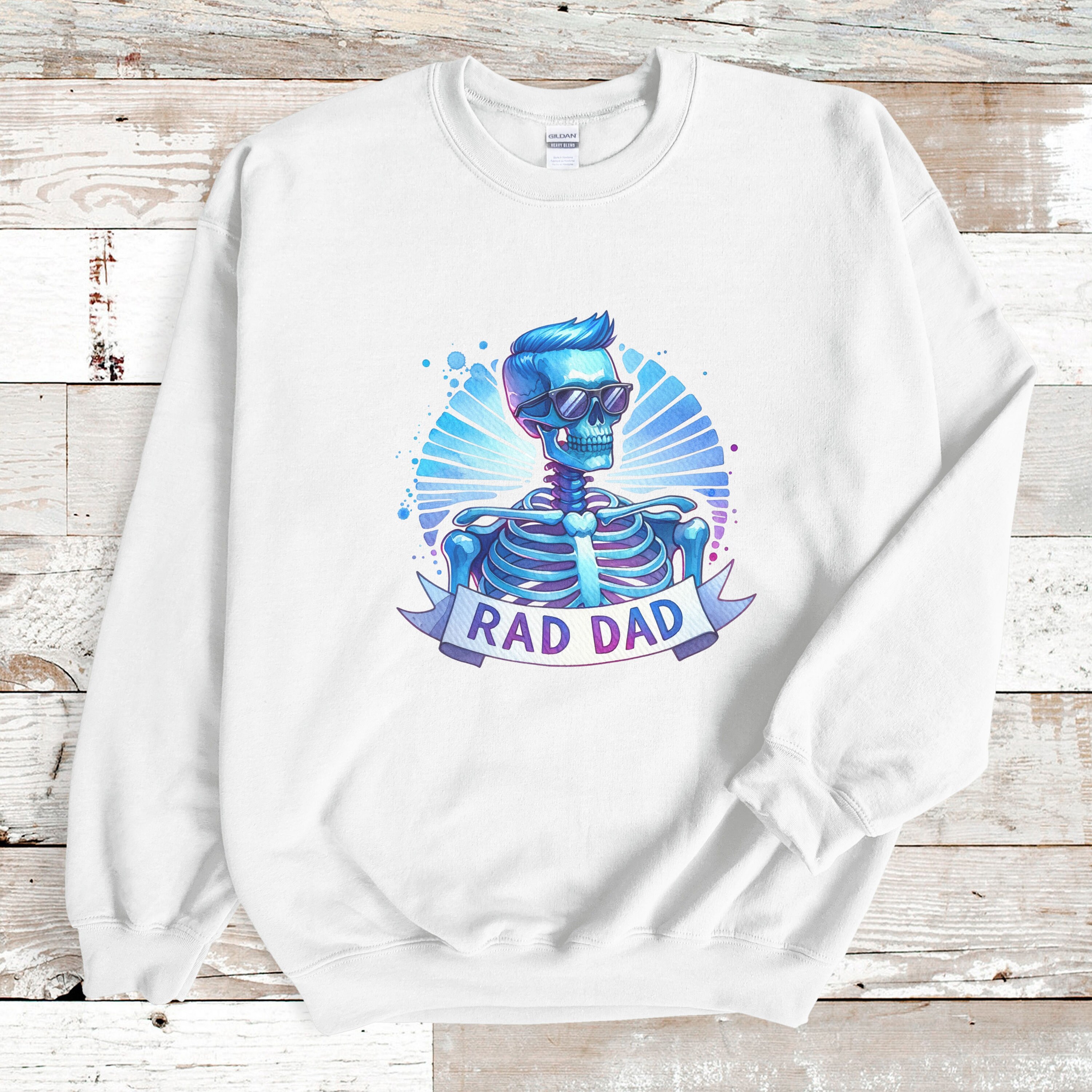 Funny Rad Dad PNG, Funny Fathers Day Clipart, Trendy Fathers Day T ...