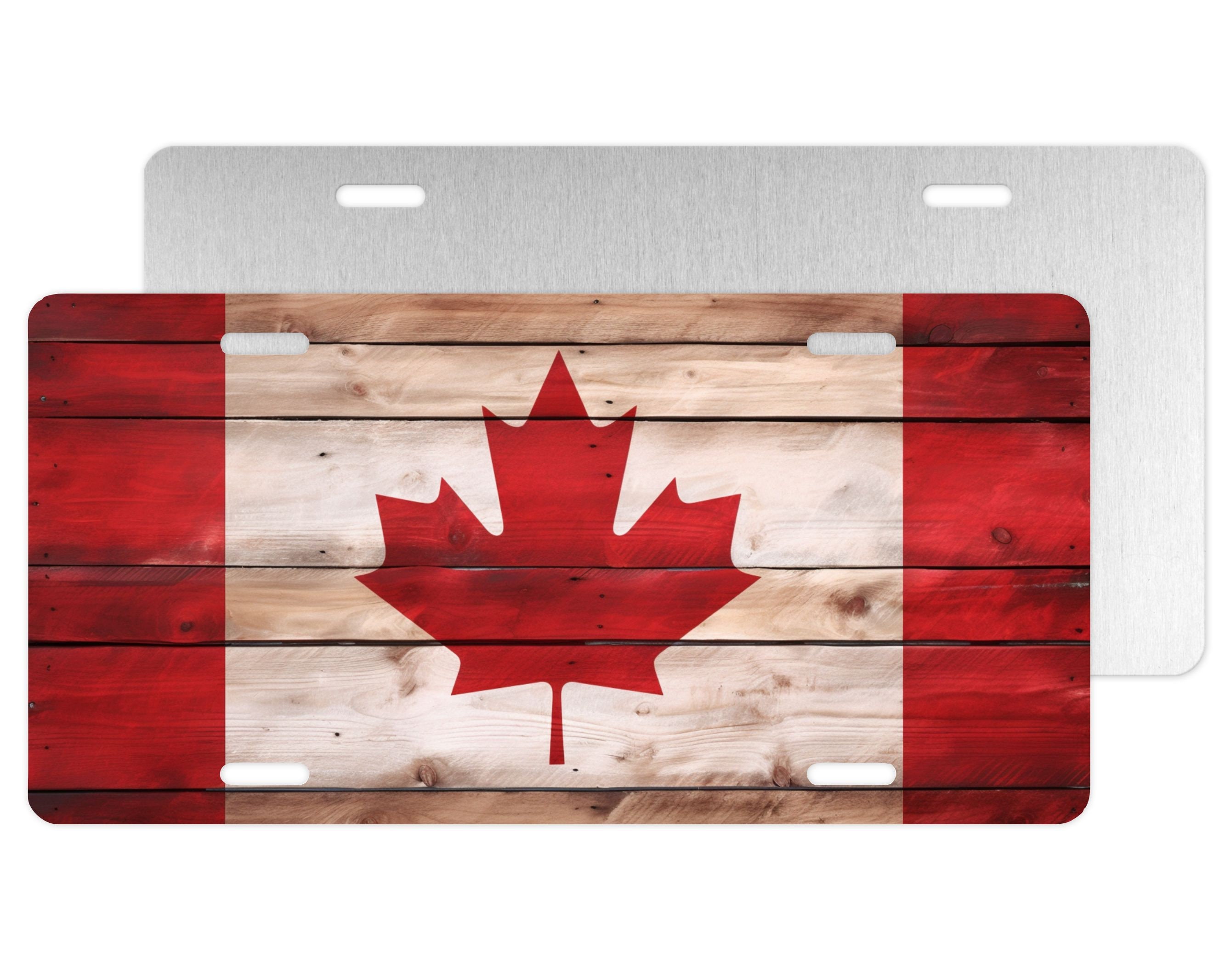 Canadian Flag Licence Plate PNG Sublimation Design, 12 by 6 Inch ...
