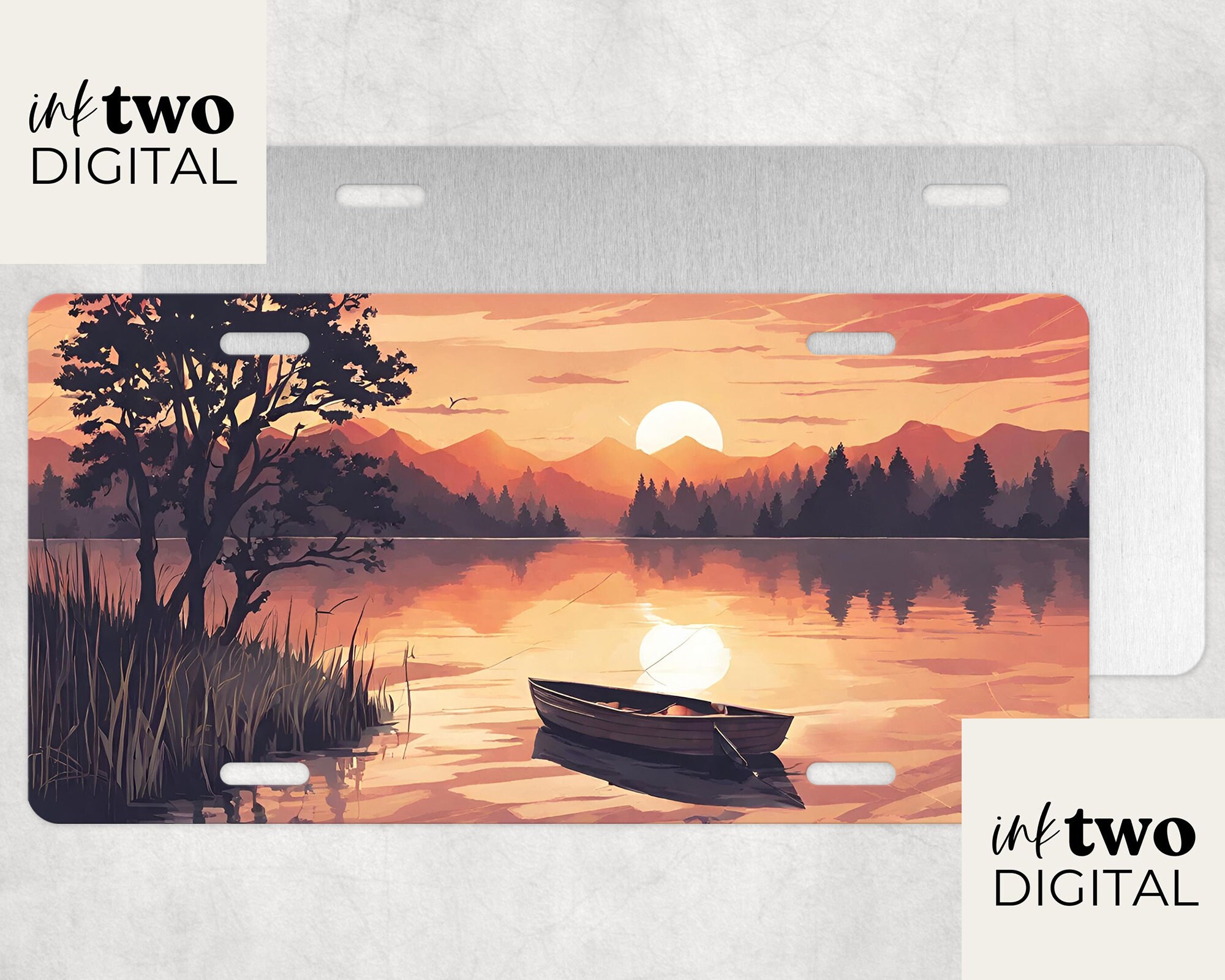 Lake Life Licence Plate PNG Sublimation Design, 12 by 6 Inch License ...