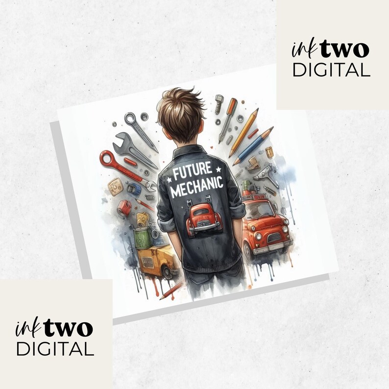 Future Mechanic Tumbler Wrap, Mechanic 20oz Skinny, Mechanic ...