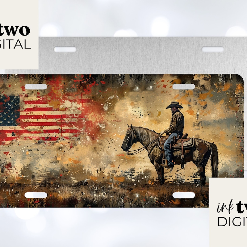 Cowboy Plate - Etsy