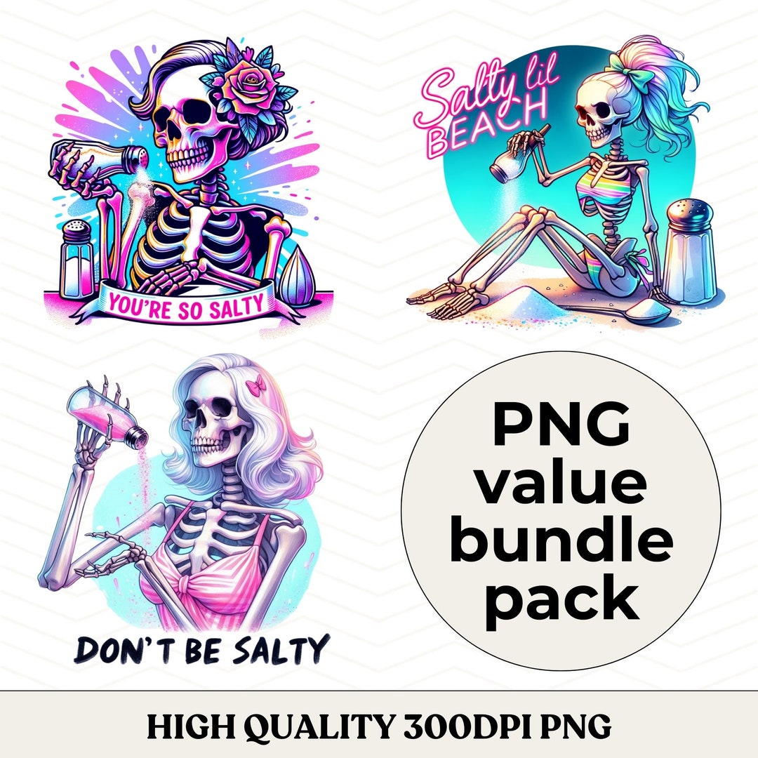 Sarcastic Skeleton PNG Bundle, Trendy T-shirt PNG, Sarcastic Sassy ...