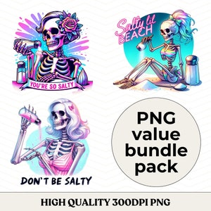 Sarcastic Skeleton PNG Bundle, Trendy T-shirt PNG, Sarcastic Sassy ...
