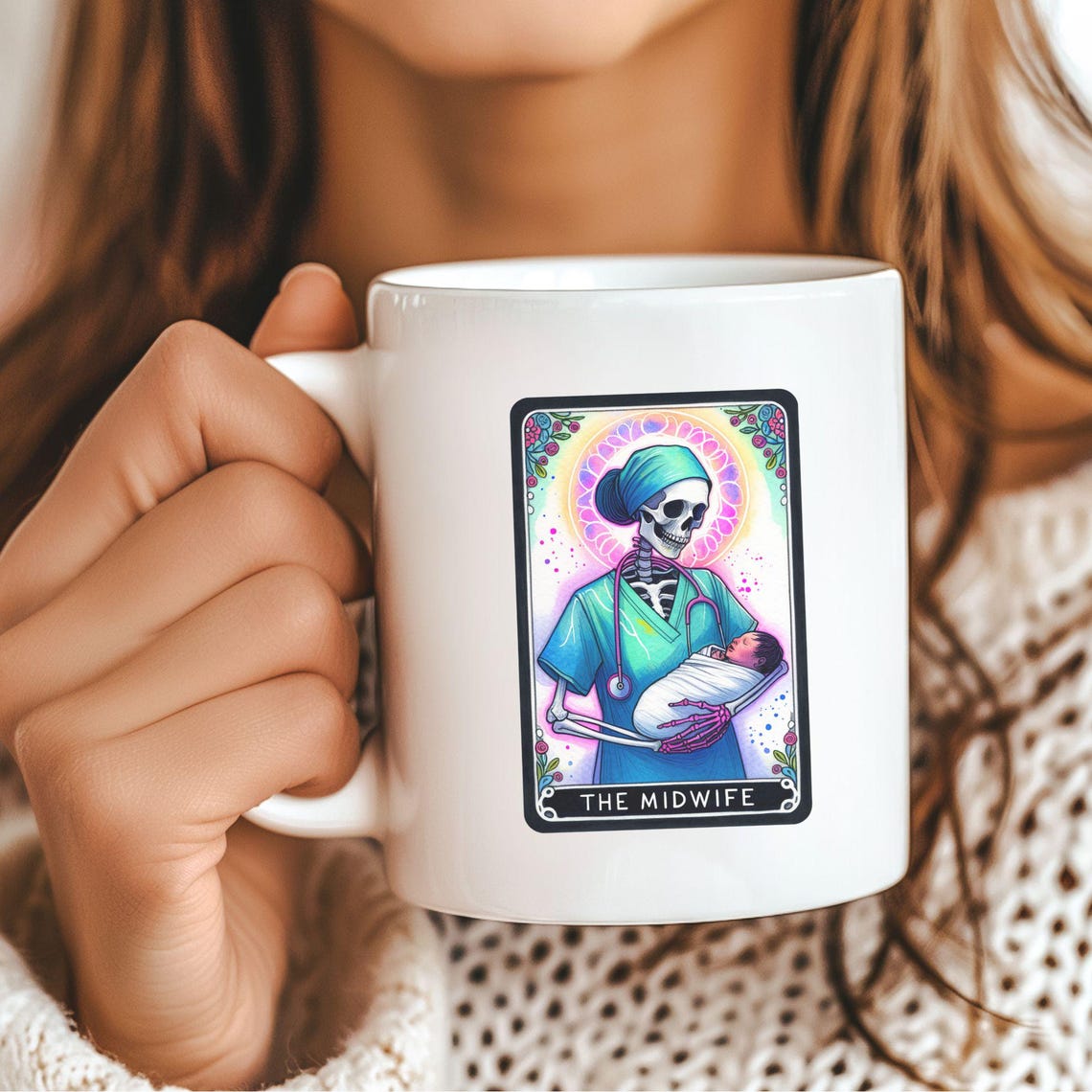 Tarot Card the Midwife PNG, Custom Gift for Midwife Gifts, Midwife ...